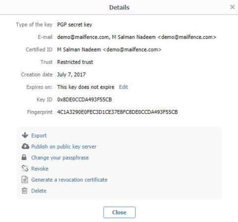 How to share an OpenPGP public key easily in three steps!