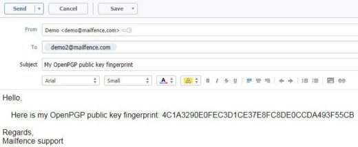 How to share an OpenPGP public key easily in three steps!